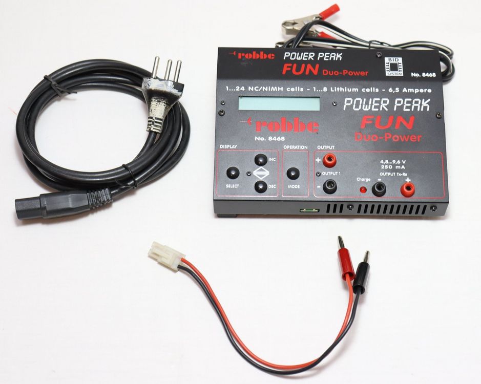 Robbe Power Peak Fun Duo-Power Ladegerät 6.5A 1-24S NiMH | Kaufen auf Ricardo