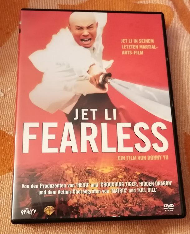 Fearless Jet Li DVD - guter Zustand | Kaufen auf Ricardo