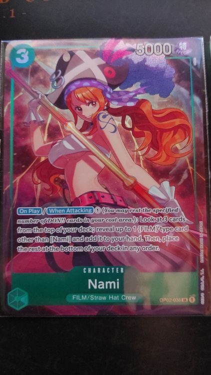One Piece Nami OP02-036 super rare (Neu (gemäss Beschreibung)) in ...