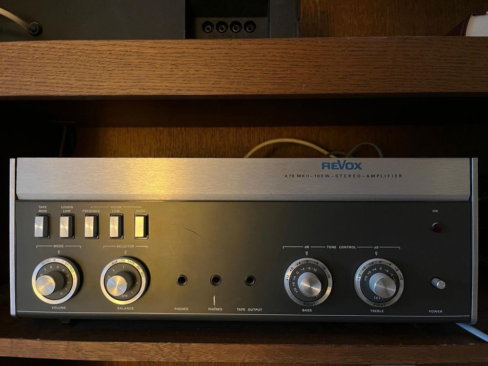 Vintage revox hi-fi A75 verstärker, Retro stereo Anlage (Gebraucht) in Laupersdorf für CHF 113 ...