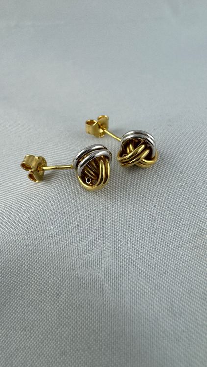 Ohrstecker in 750 Gold / 18 Karat | Kaufen auf Ricardo