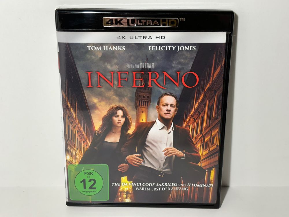 Inferno Blu Ray 4K (Gebraucht) in Wilderswil für CHF 4.2 – mit Lieferung auf Ricardo kaufen