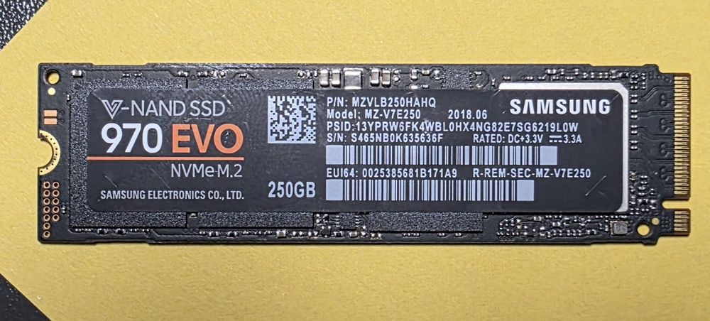 Samsung SSD 970 EVO 256GB (Gebraucht) in für CHF 25 – mit Lieferung auf ...
