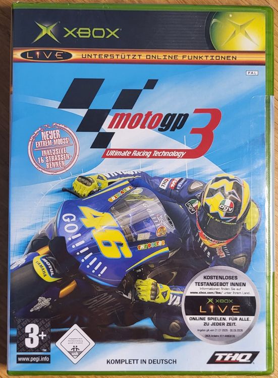 Xbox Moto GP 3 Ultimate Racing Technology (OVP, SEALED) (Neu (gemäss Beschreibung)) in Wettingen ...