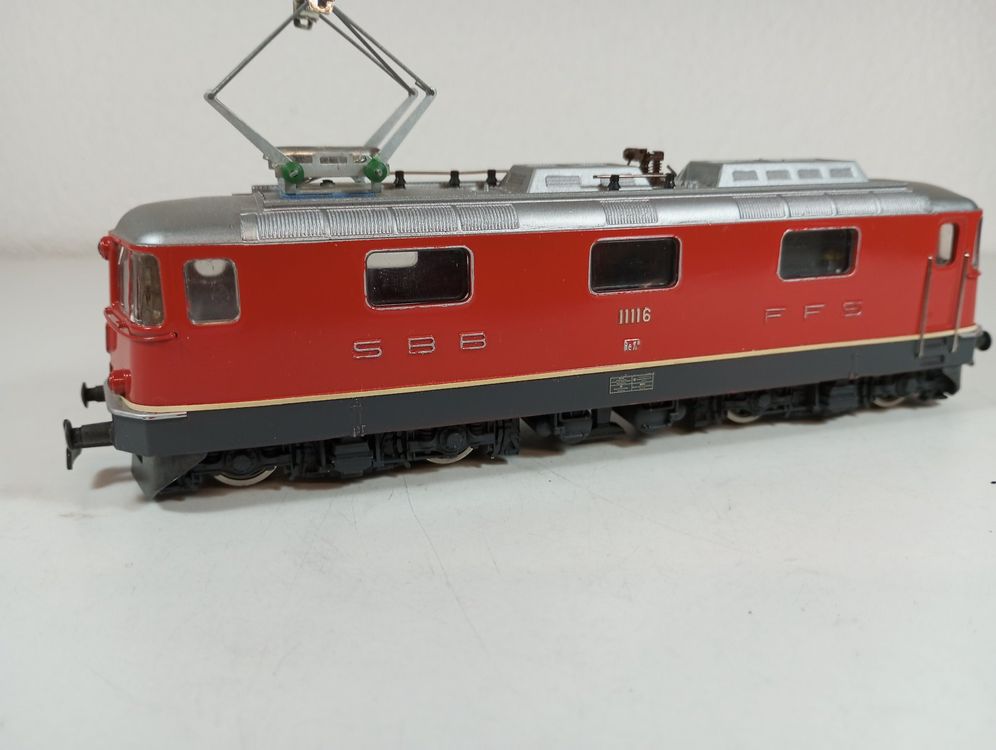 HAG (Gleichstrom): elektrische Lokomotive Re 4/4 II SBB CFF (Gebraucht) in Fontaines NE für CHF ...