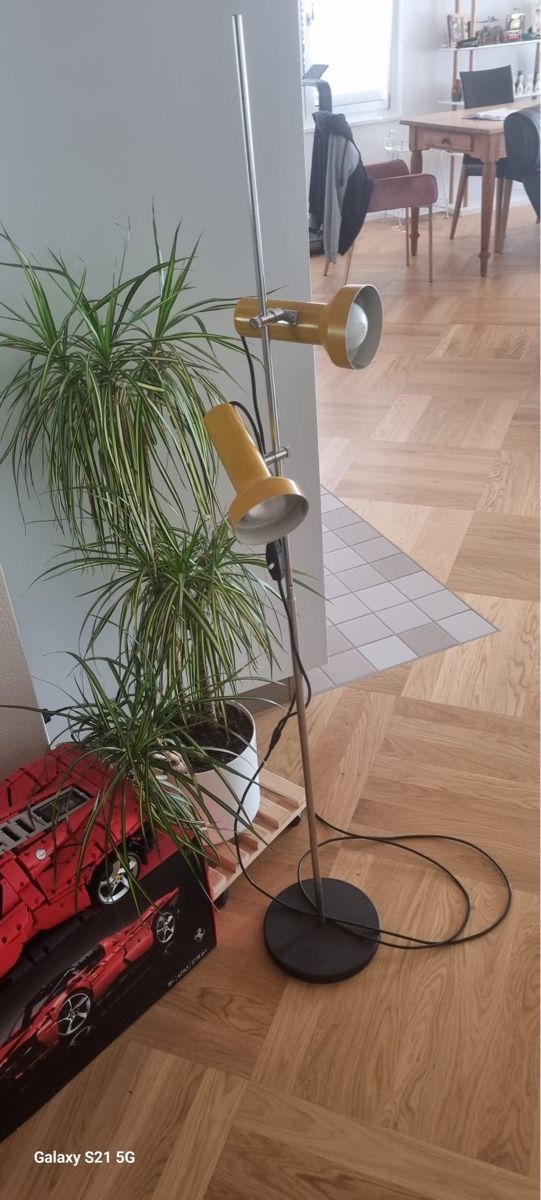 Vintage Stehlampe mit 2 Spots – verstellbar – Retro / Mid-Ce (Gebraucht ...