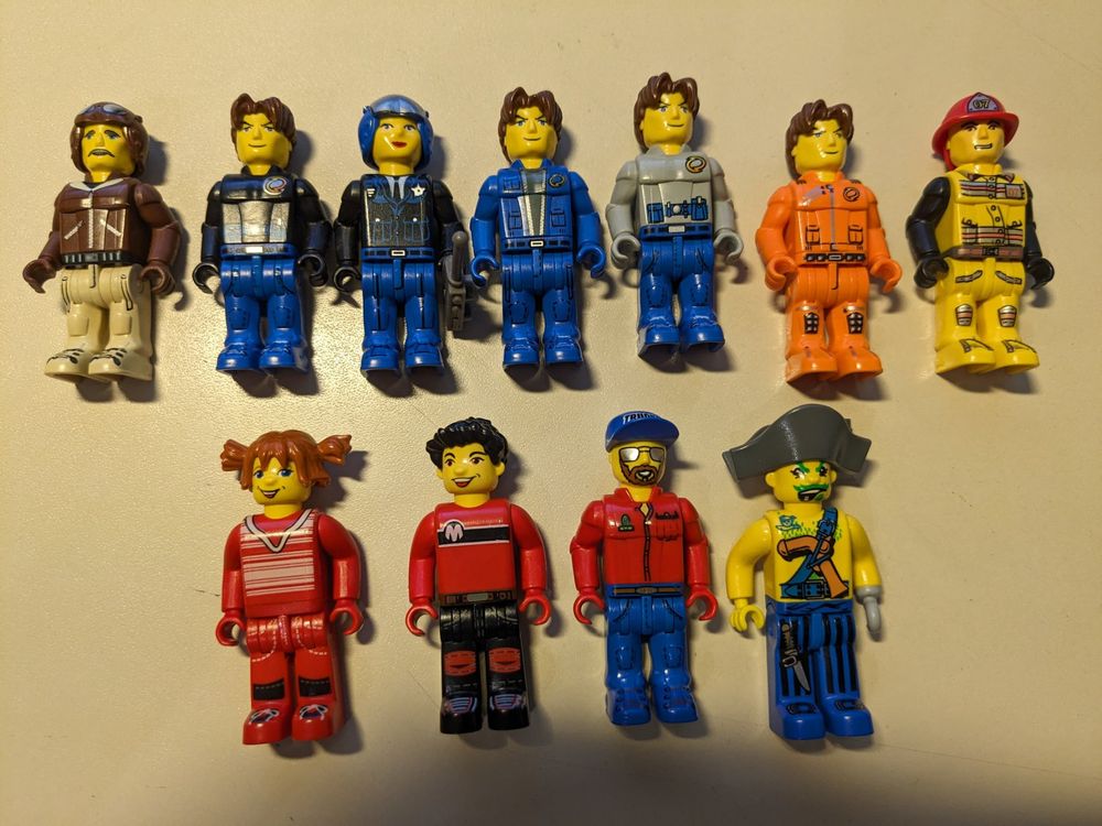 11 Lego Jack Stone Minifiguren (Gebraucht) in Port für CHF 3 – mit ...