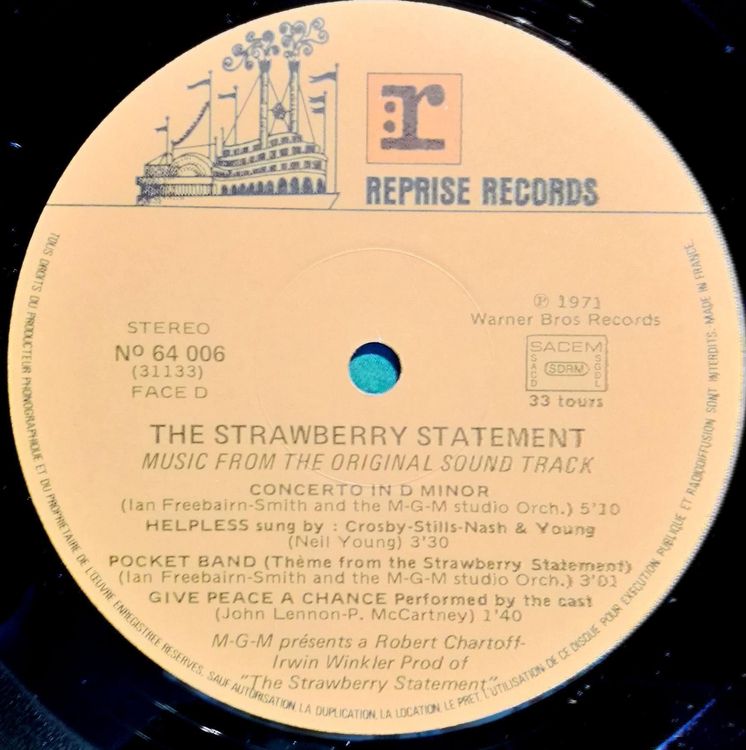 Various - The Strawberry Statement LP's (Neu (gemäss Beschreibung)) in ...