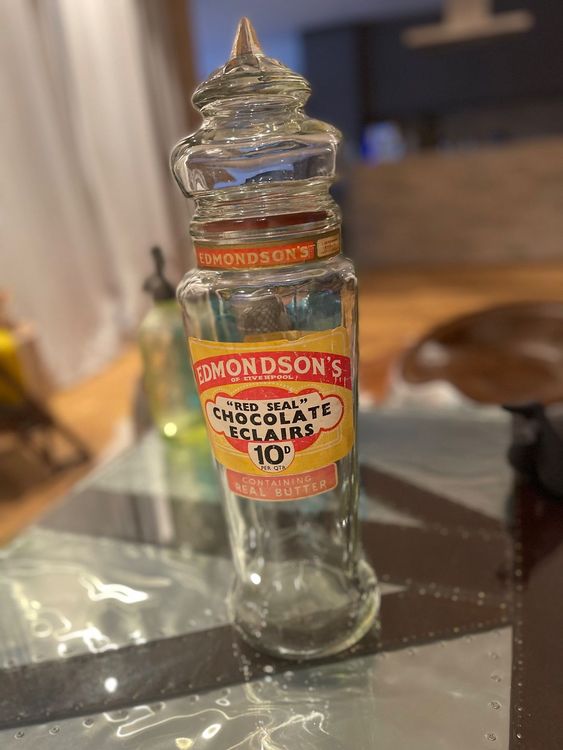 Candy Glas Red Seal Chocolate eclairs kein Suchard ! Werbung | Kaufen ...