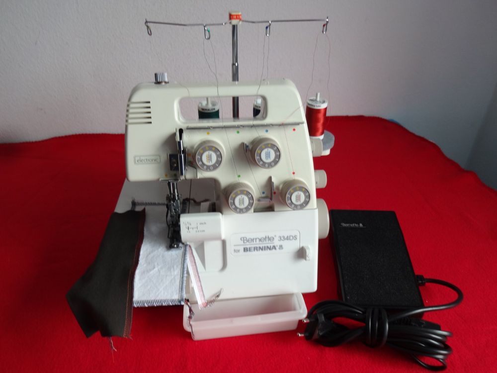 Overlock "" BERNETTE 334 DS "" for Bernina/1-Woche Garantie (Gebraucht ...