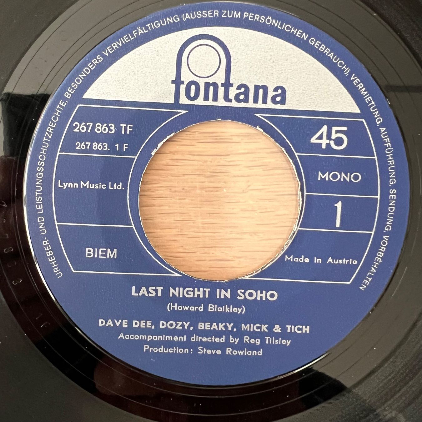 Dave Dee, Dozy, Beaky, Mick & Tich - Last Night In Soho (Gebraucht) in ...