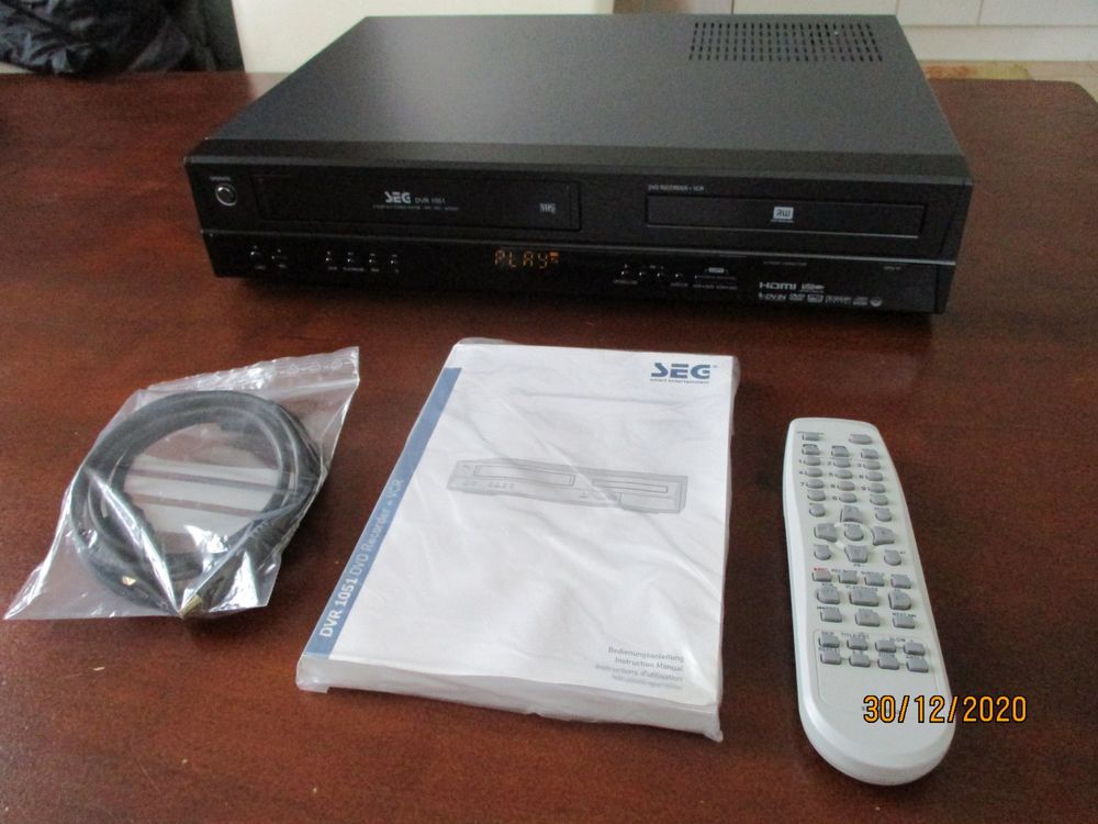 SEG DVR- 1051 - DVD & VHS-Recorder / codefree (Gebraucht) in Liestal ...