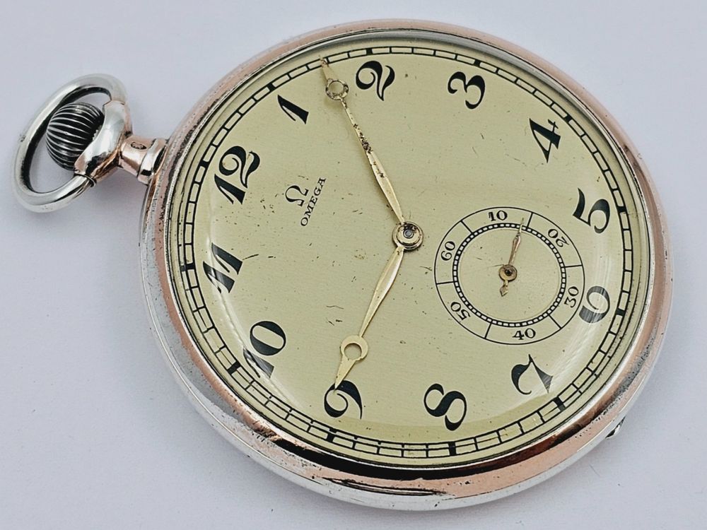Omega Taschenuhr 900 Silber Kal. 35,5 L-T1 Open Face | Kaufen auf Ricardo