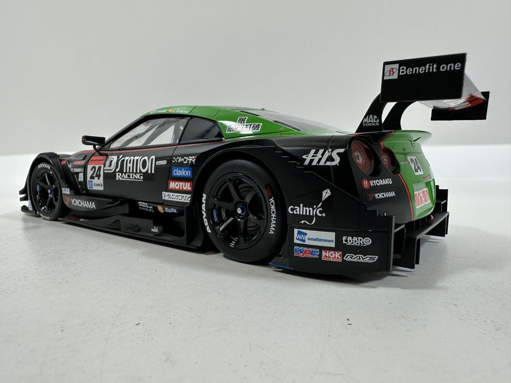 Nissan GT-R Super GT500 1:18 ADVAN, Okayama, inkl.OVP, EBBRO (Neu und originalverpackt) in ...