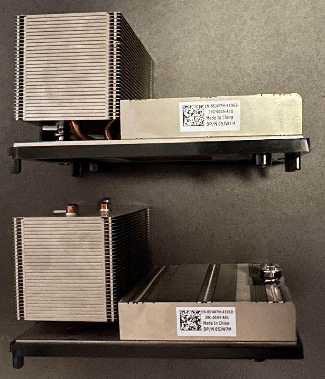 2x CPU Cooling Heatsink Dell Dissipateur thermique Kühler (D'occasion ...