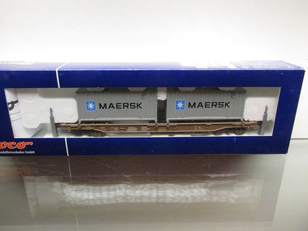ROCO: DSB CONTAINERWAGEN MAERSK NEU/OVP (Neu und originalverpackt) in ...