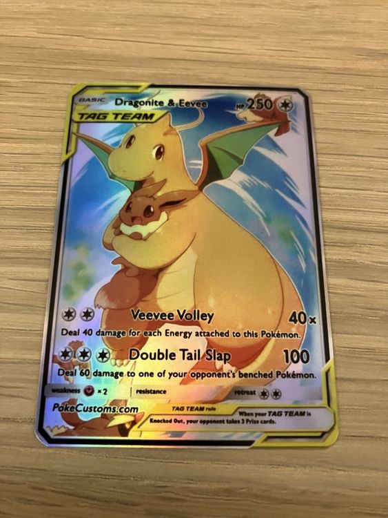 Dragonite e Eevee Tag Team CUSTOM (Neu (gemäss Beschreibung)) in für ...