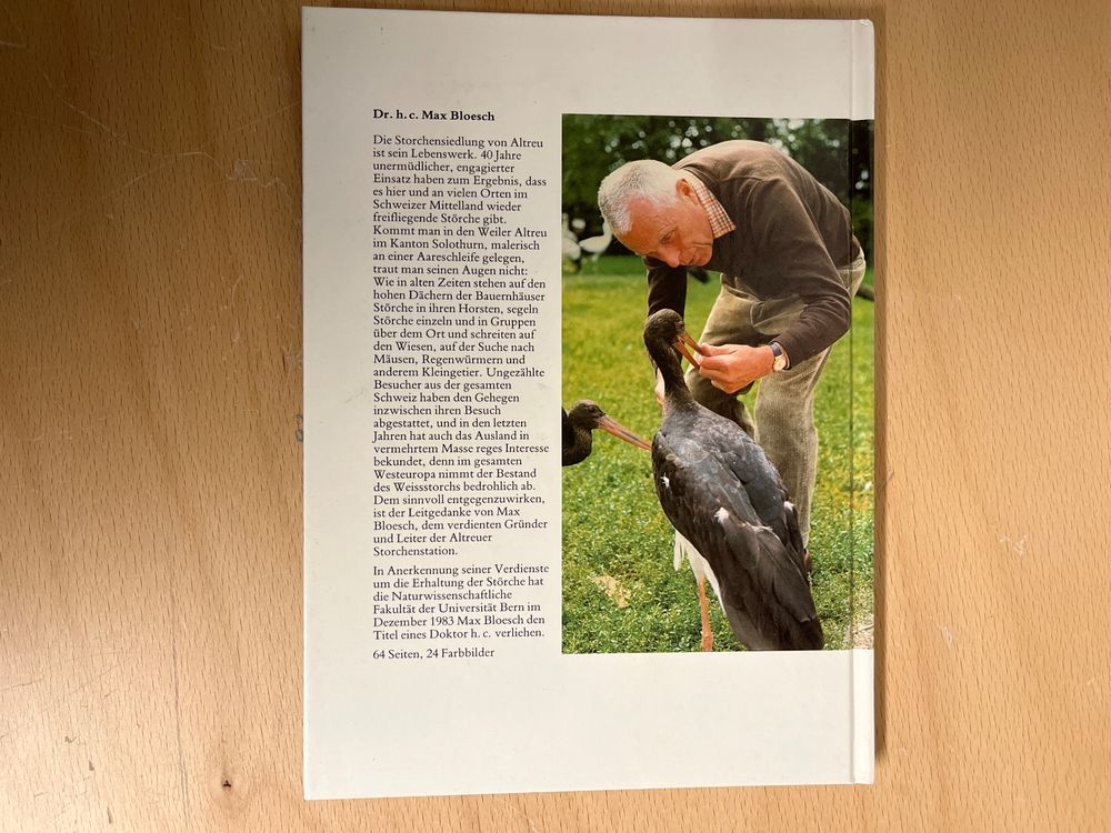 Buch Altreu und seine Störche Max Bloesch | Kaufen auf Ricardo