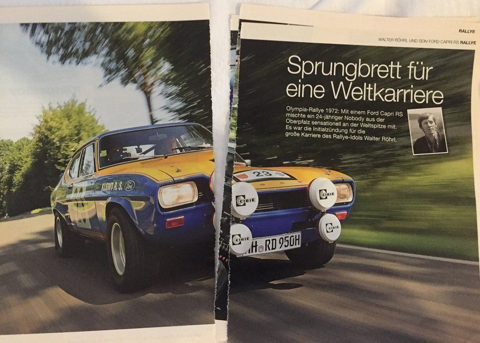 Bericht Walter Röhrl Ford Capri RS | Kaufen auf Ricardo