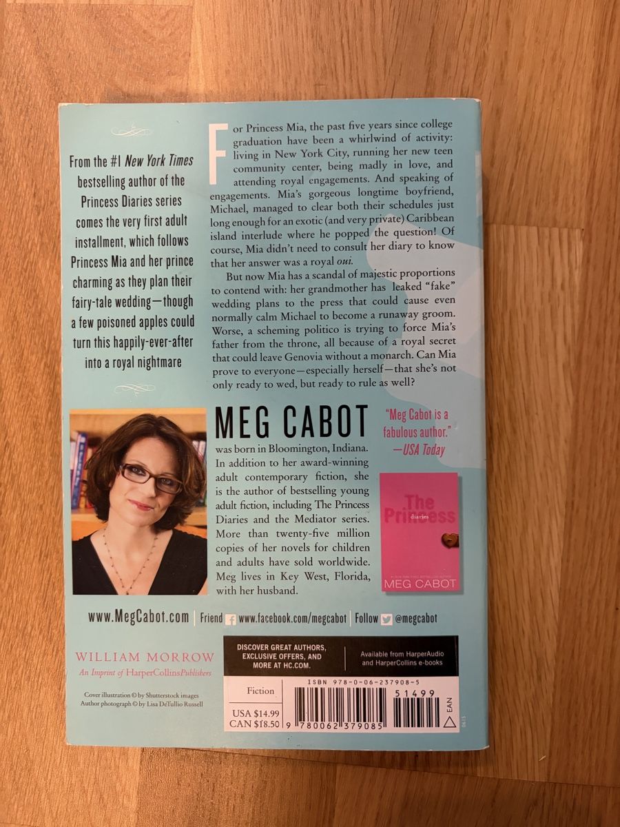 Meg Cabot - Royal Wedding: Ein Princess Diaries Roman (Gebraucht) in ...