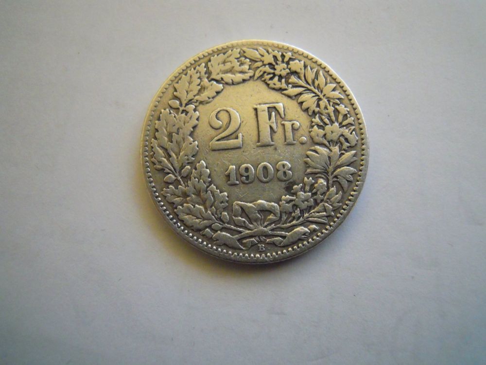 2 Fr. 1908 (D'occasion) à Kriegstetten pour CHF 6.8 – avec livraison | Acheter sur Ricardo