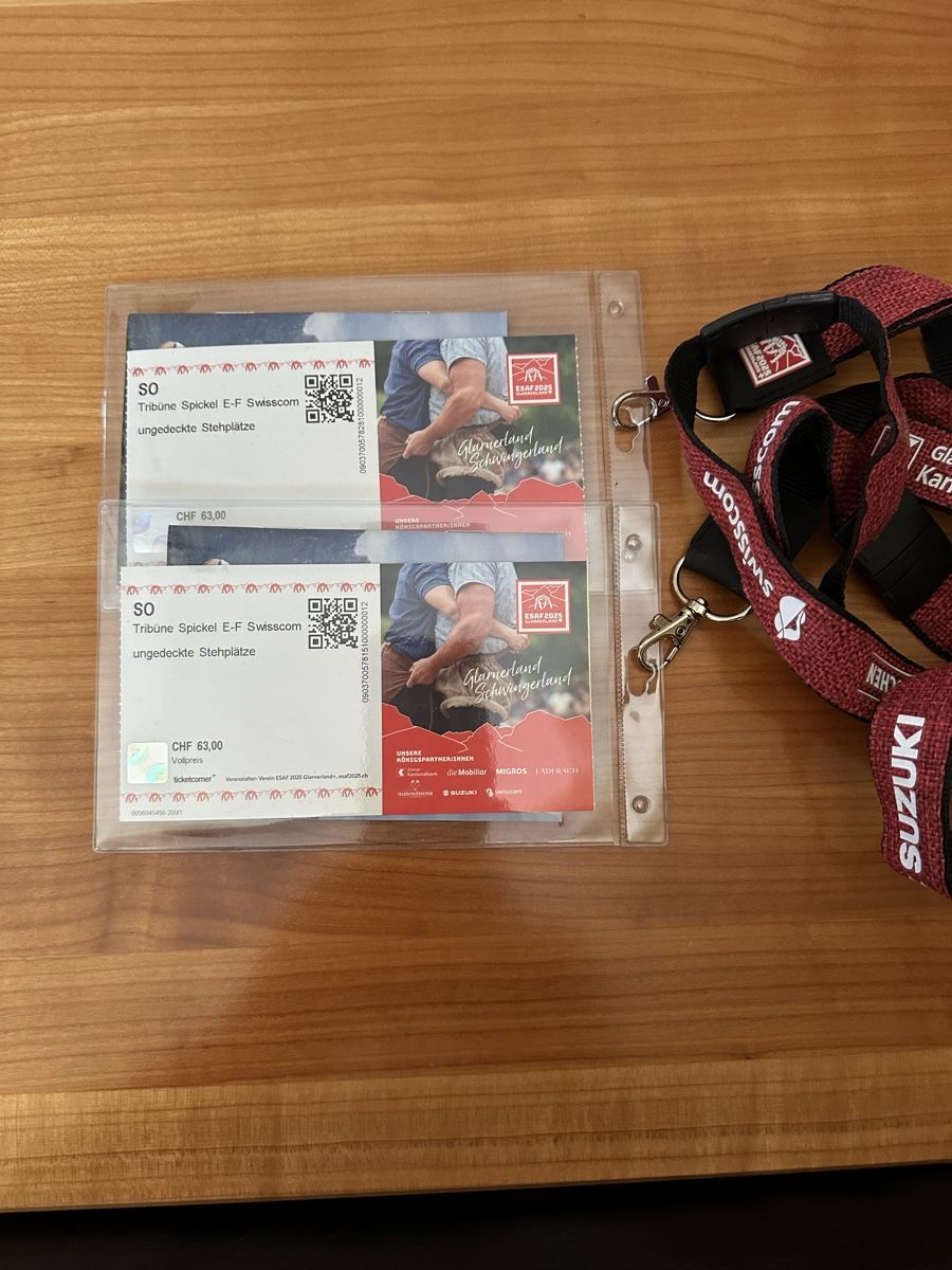 Esaf 2025 2 stehplatz für Sonntag (Neu und originalverpackt) in ...