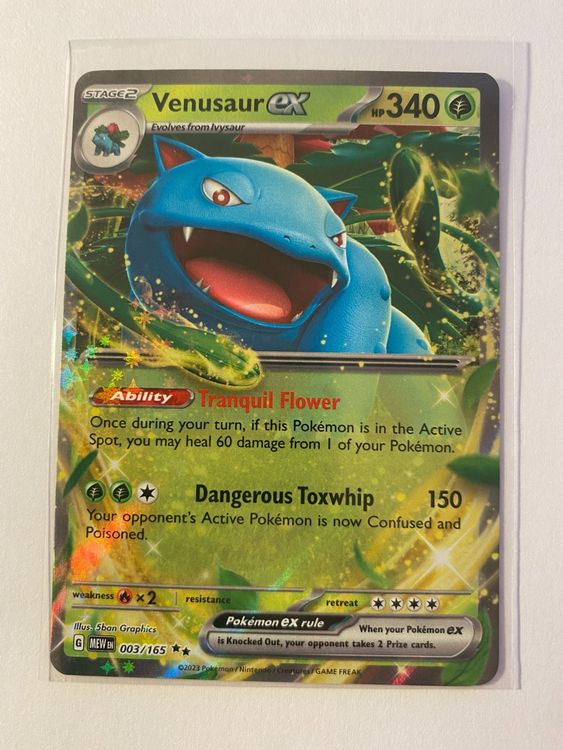Pokemon Venusaur EX 003/165 151 EN | Kaufen auf Ricardo