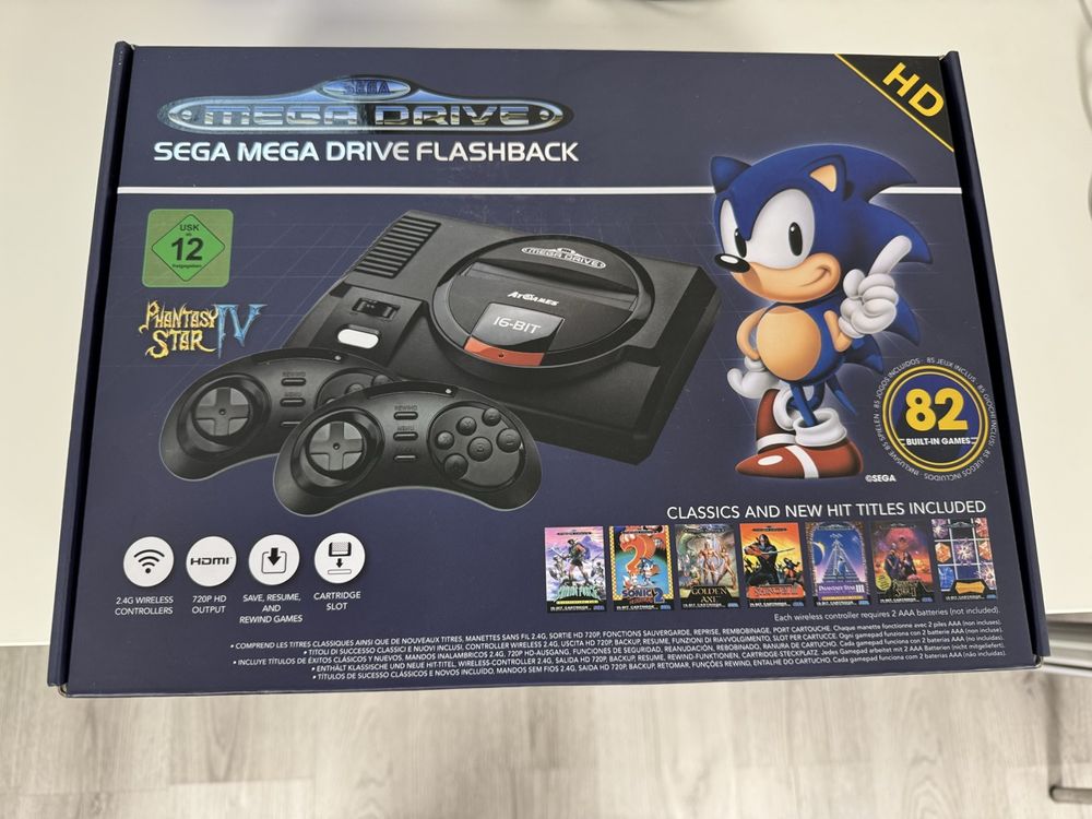 SEGA Megadrive Flashback HD Console rétro noir (Neu (gemäss ...