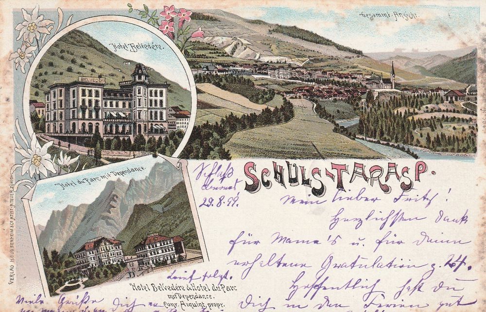 Schuls-Tarasp-Litho-1899--Graubünden (Gebraucht) in uttwil für CHF 28 – mit Lieferung auf ...