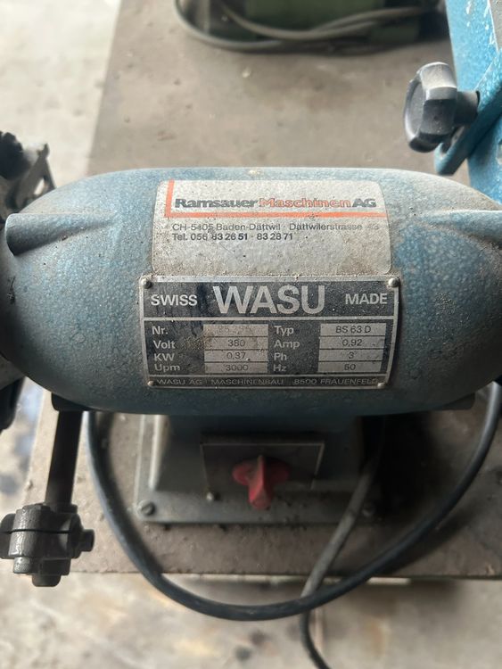 WASU Schleifmaschine mit Werkbank (Gebraucht) in Altendorf für CHF 200 ...
