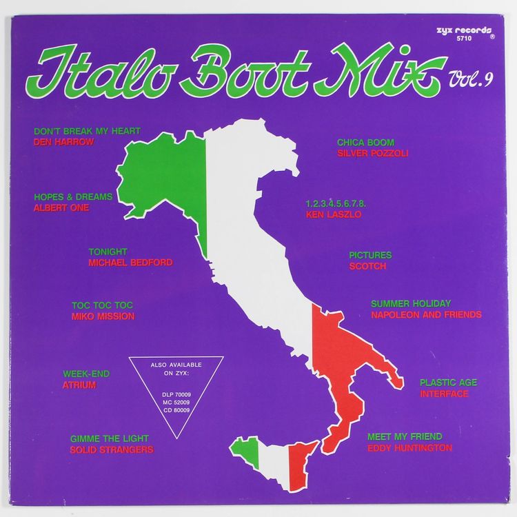 ITALO DISCO - ITALO BOOT MIX Vol. 9 (DJ Nonstop Mix) 1987 | Kaufen auf Ricardo