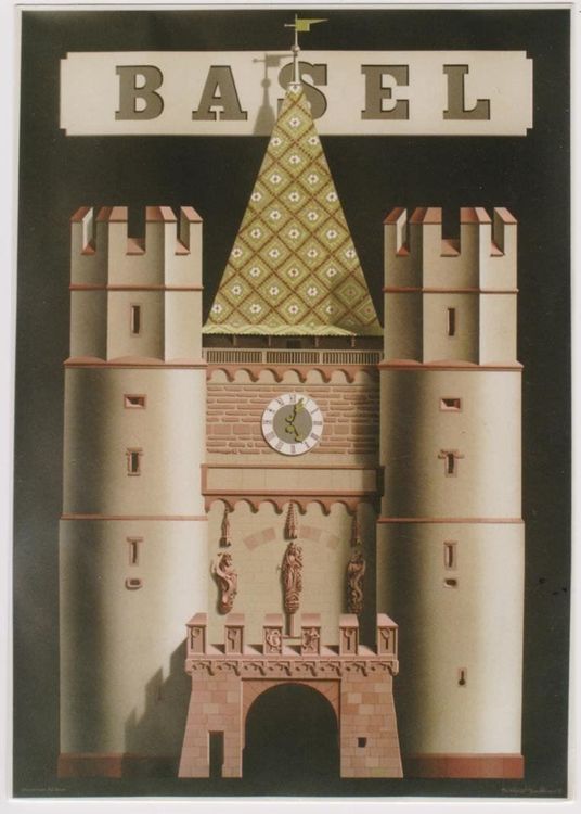 SPALENTOR BASEL 1939 / Original Plakat 2. Auflage 1971 (Gebraucht) in Blonay für CHF 150 – mit ...