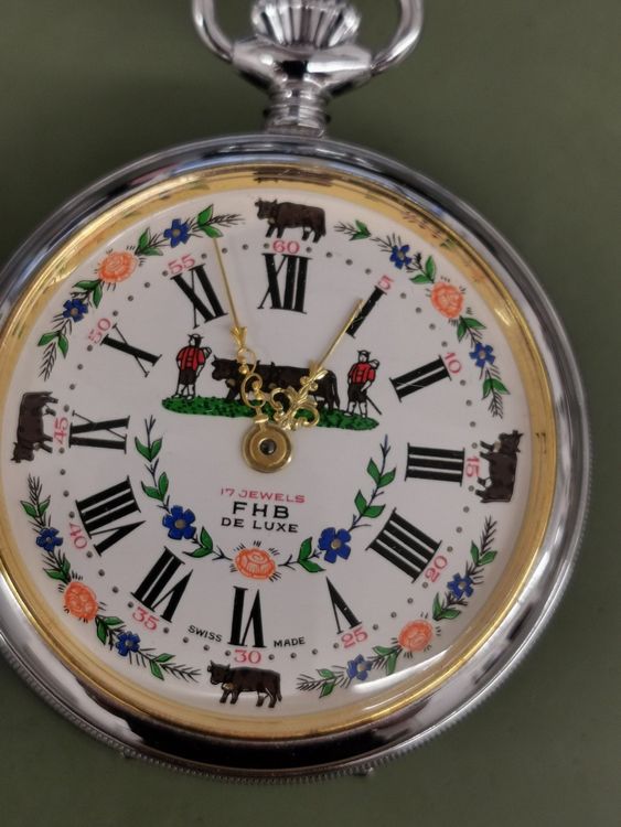 Montre de poche cadran FHB mouvement Rendex Watch | Kaufen auf Ricardo
