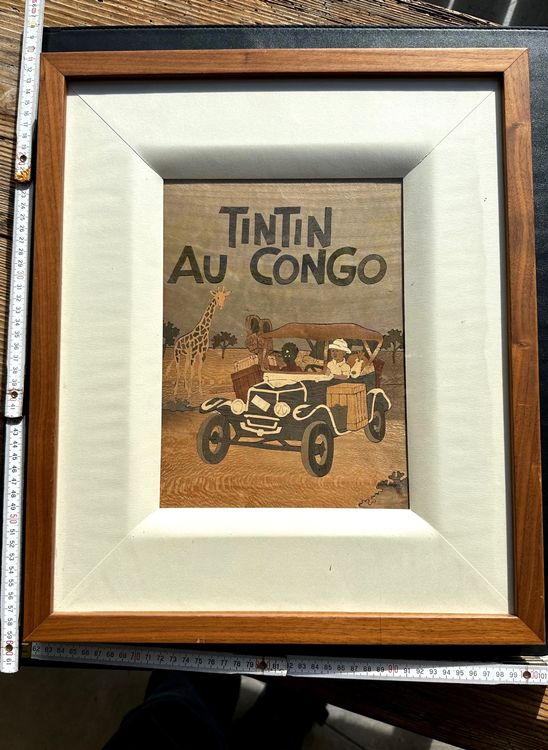 Tim im Kongo, Tintin au Congo, Intarsienbild Rarität (Gebraucht) in ...
