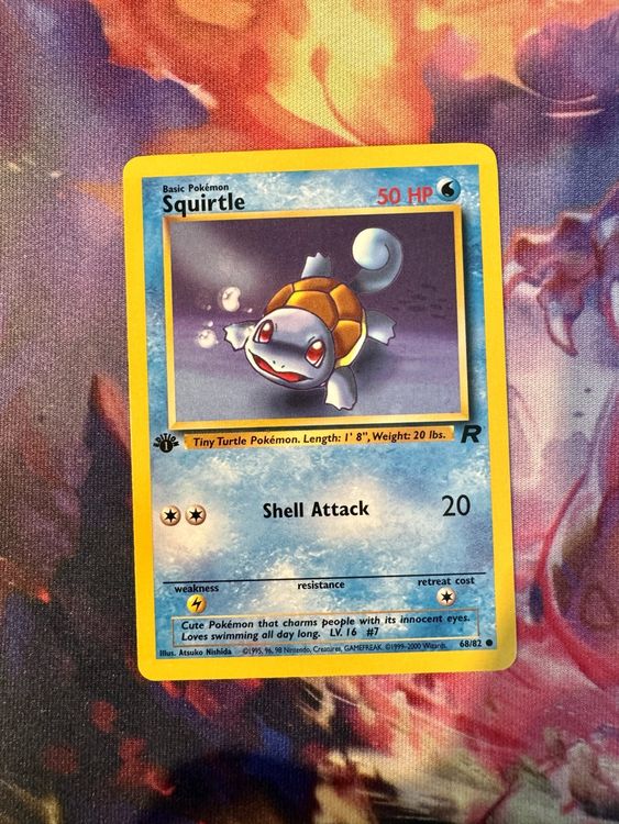 Squirtle first edition Pokemon Karte ab 1 Fr (Gebraucht) in Böckten für ...