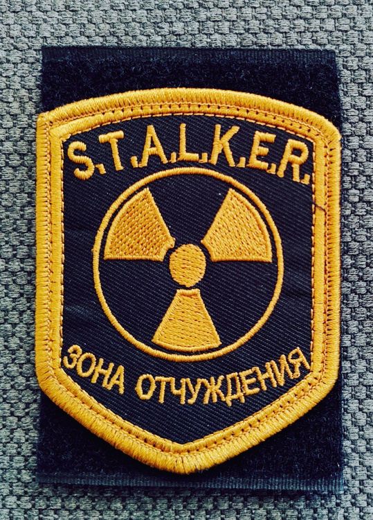 Gross-Patch "STALKER" / Atom-Symbol (Neu und originalverpackt) in ...