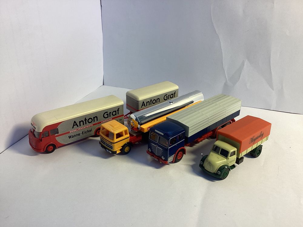 4 LKW 1:87, Wiking, Brekina, Märklin, Transag (Gebraucht) in Effretikon ...