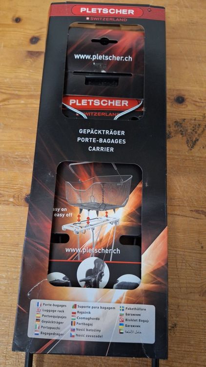 neuer Velo-Gepäckträger Pletscher Athlete-system verstellbar (Neuf avec ...