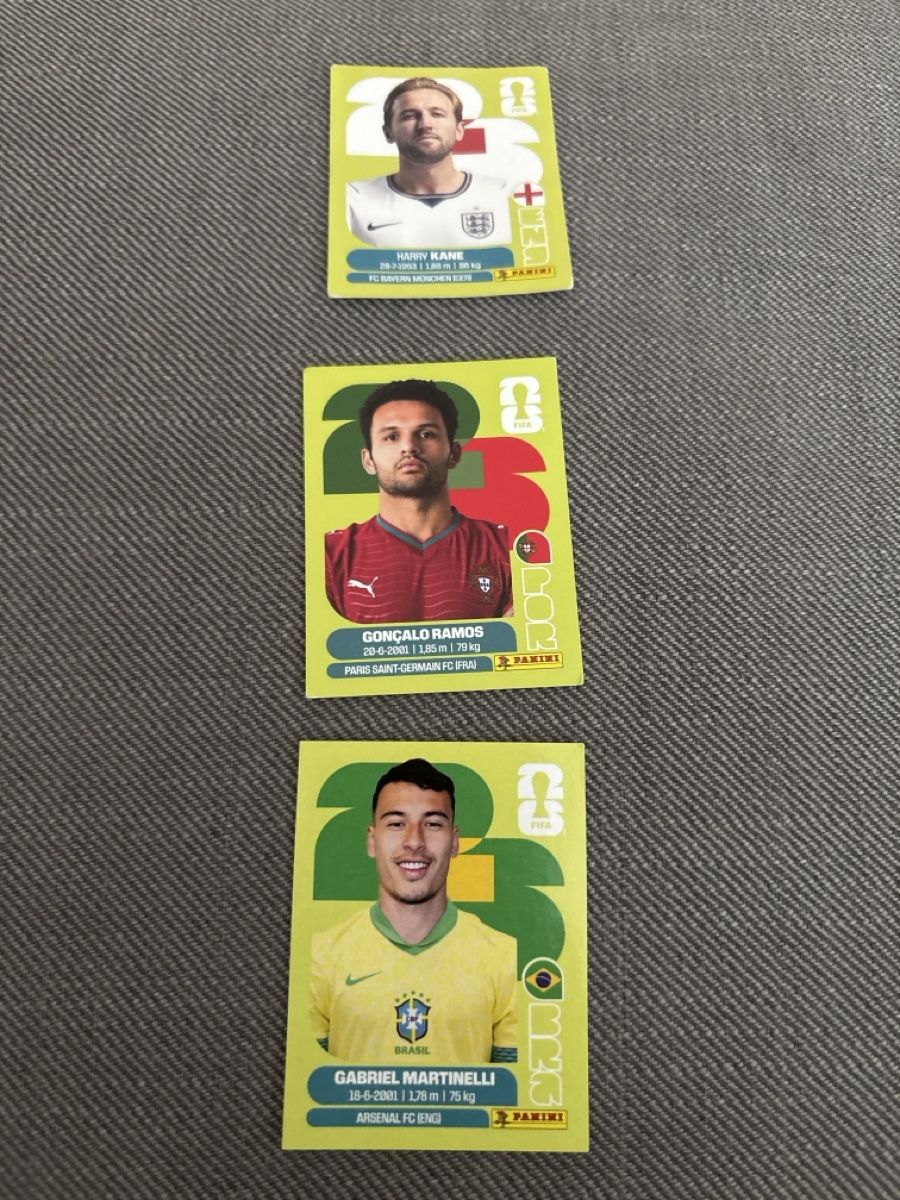 WM 2026 Sticker Panini: Harry Kane, G. Ramos, G. Martinelli (Neu ...