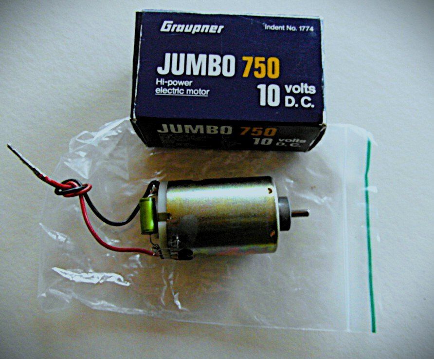 Graupner JUMBO 750 Hi-power 10 volts electric motor (Gebraucht) in ...