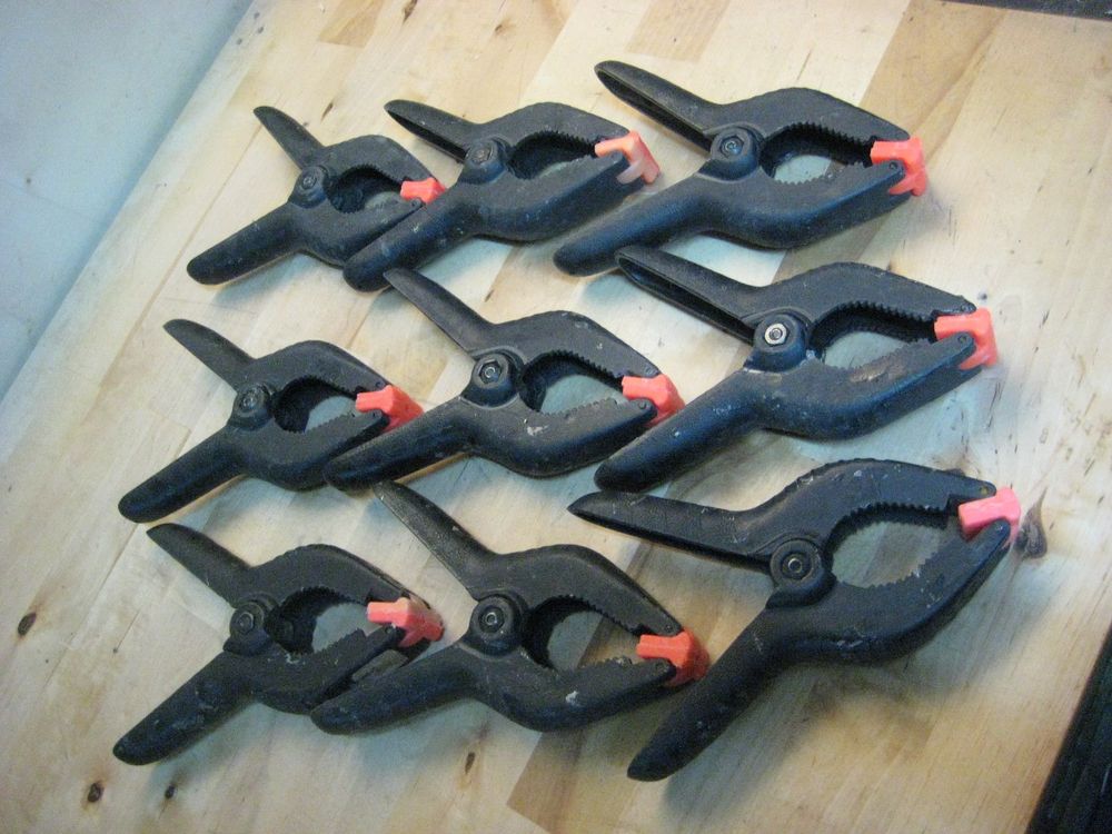 Set Spann Klammern wie Schraubzwingen Feder-Klammern (Gebraucht) in für ...