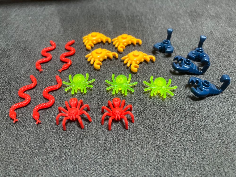 Lego figurine 17 animals Spider snakes scorpions Minifiguren | Kaufen ...