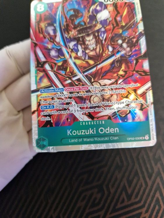 Kouzuki Oden SR OP02-030 One Piece Card Game (Gebraucht) in Killwangen für CHF 2 – mit Lieferung ...