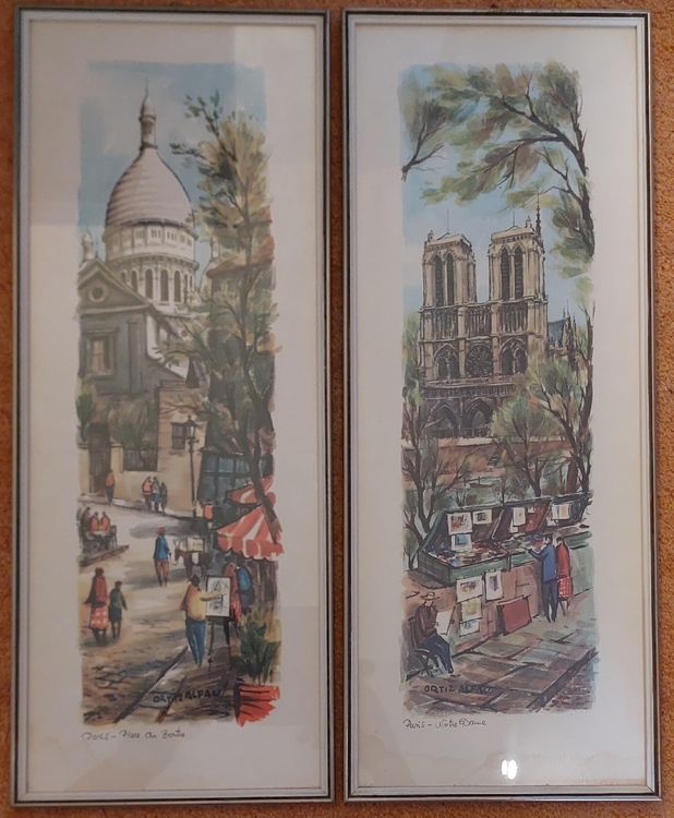 Zwei Bilder von Rafael ORTIZ ALFAU (1935-2000) (Gebraucht) in ...