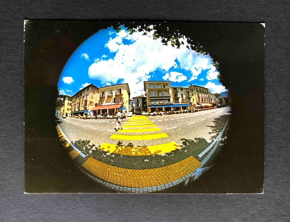 AK Ascona Lago Maggiore La Piazza Ob Fish eye Nikkor (Gebraucht) in ...