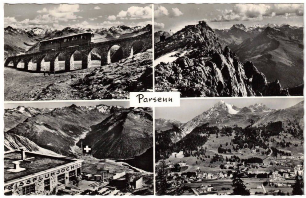 Davos - 4 Bild AK Parsenn (Gebraucht) in Binningen für CHF 2 – mit ...