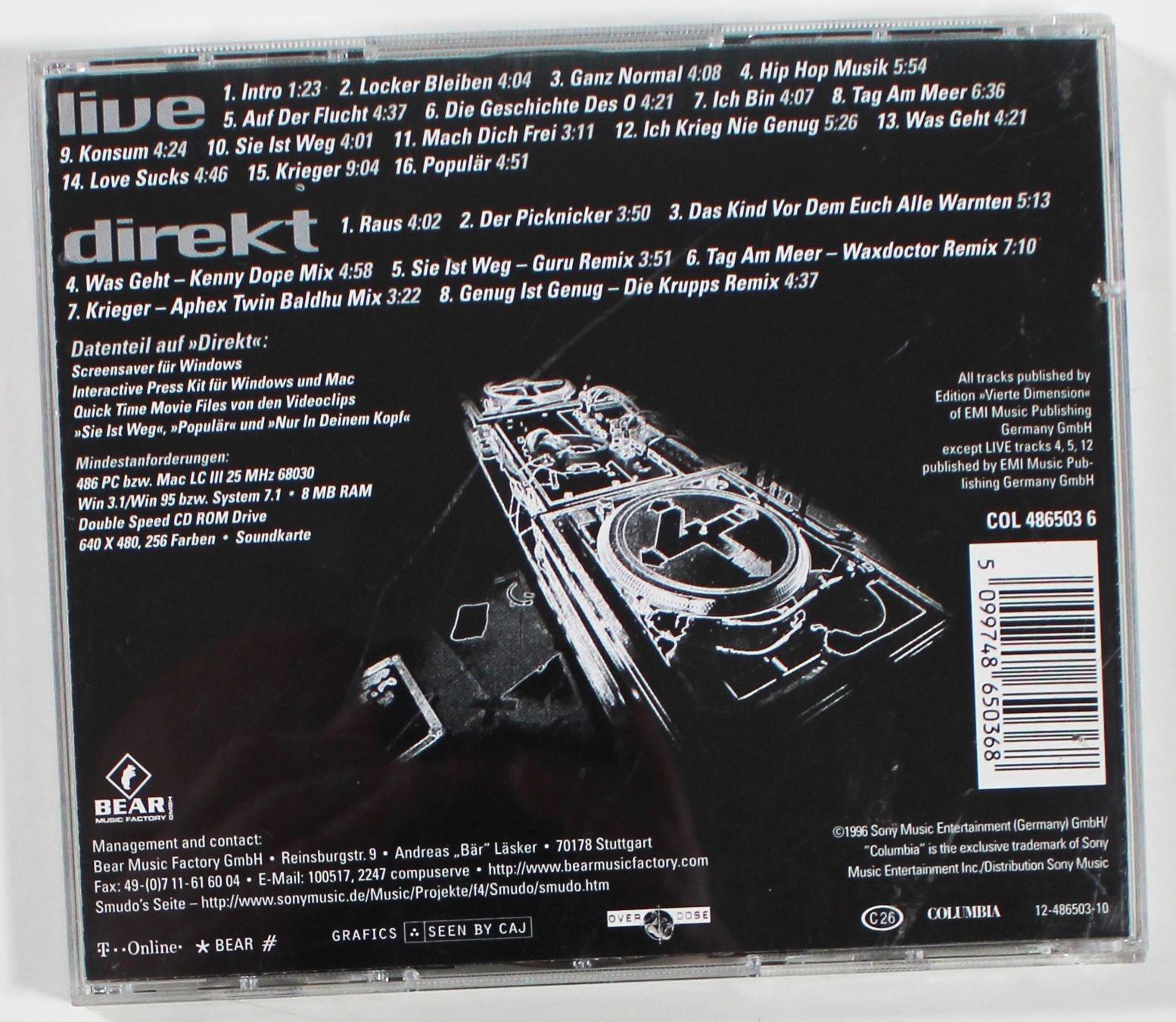 Doppel CD - FANTASTISCHEN VIER - LIVE UND DIREKT (Gebraucht) in ...