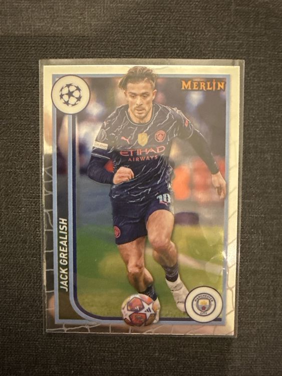 Topps Merlin Jack Grealish Manchester City (Neu (gemäss Beschreibung ...