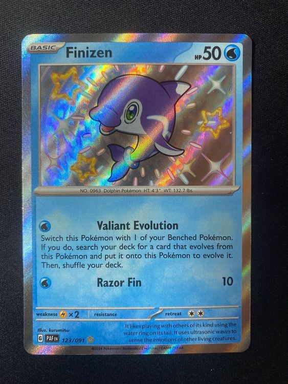Shiny Finizen 123 - Normifin - Paldean Fates - EN | Kaufen auf Ricardo