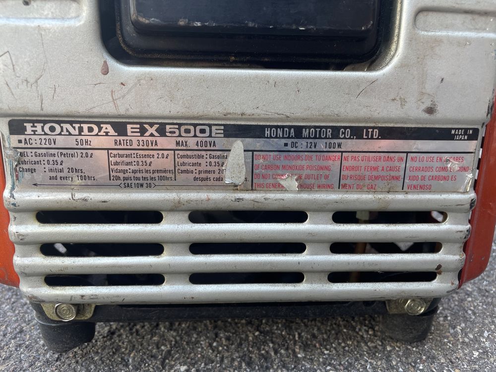 Generator Honda EX 500 (Gebraucht) in Dällikon für CHF 99 – nur ...